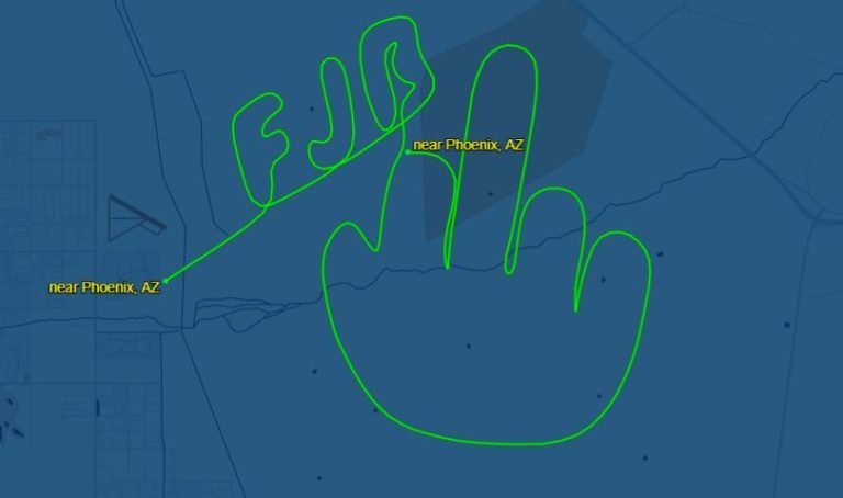 Pilot Spells “FJB” In The Sky With Middle Finger To Biden – Wake Up ...